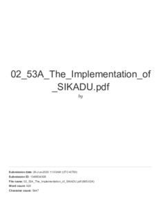The Implementation of an Integrated Academic Information System (SIKADU ...